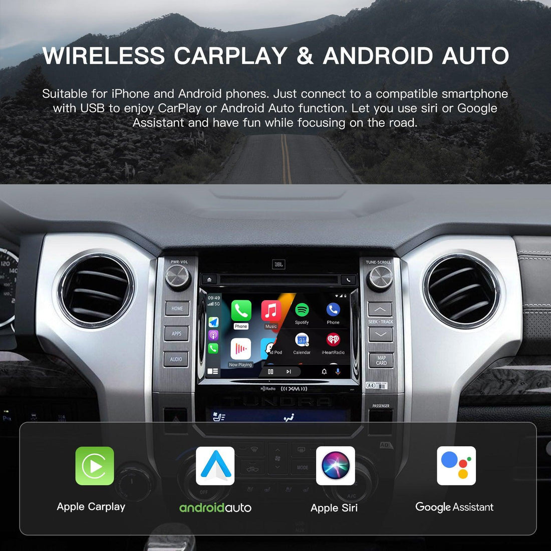 Toyota Wireless Carplay Android Auto 2014-2019 Touch2 Entune2.0 – CARABC